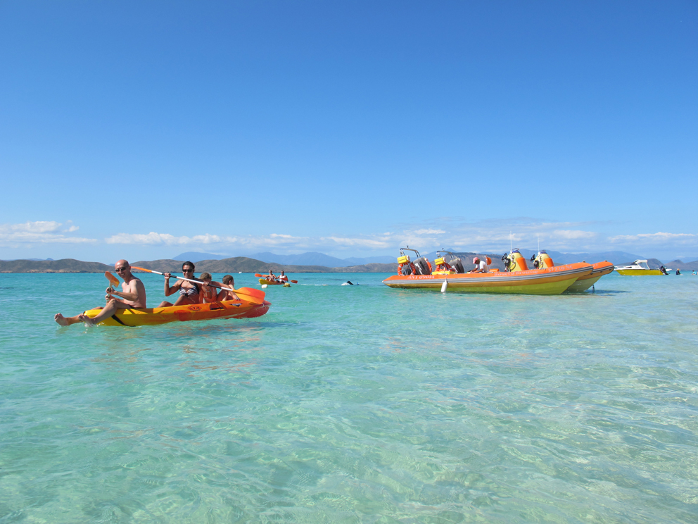 Aerial Tenia kayak - Noumea Discovery